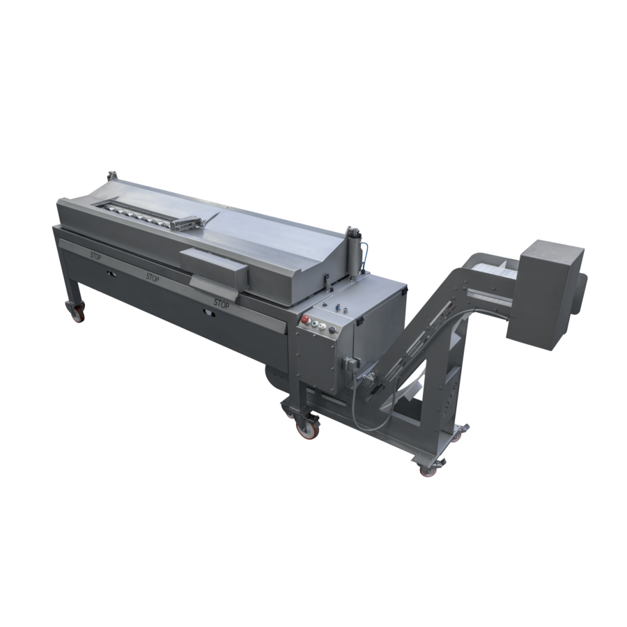 Automatic chicken deboning machine for thigh, drum, prime wing - STEEN